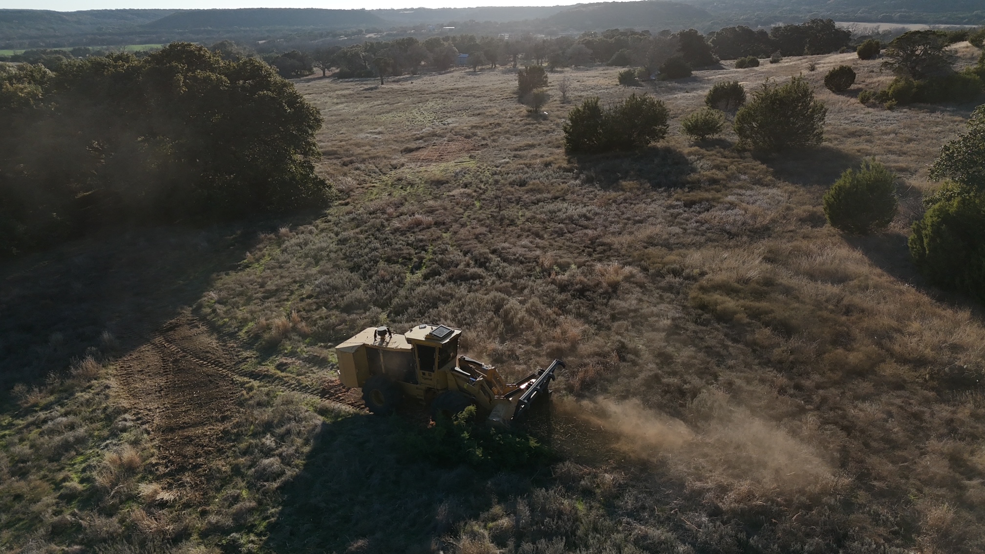 Completed Land Clearing in Meridian Texas - Cedar Eaters™ of Texas